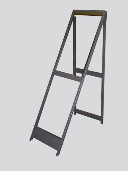 Lighted sign holder structure